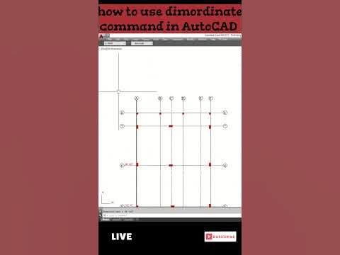 How to use ordinate dimension in autocad. #2023shorts. - YouTube