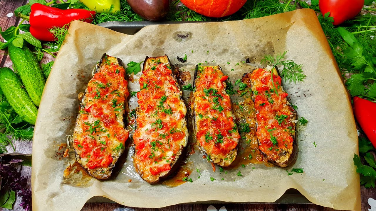 Сочные и нежные БАКЛАЖАНЫ В ДУХОВКЕ очень быстро и нереально вкусно