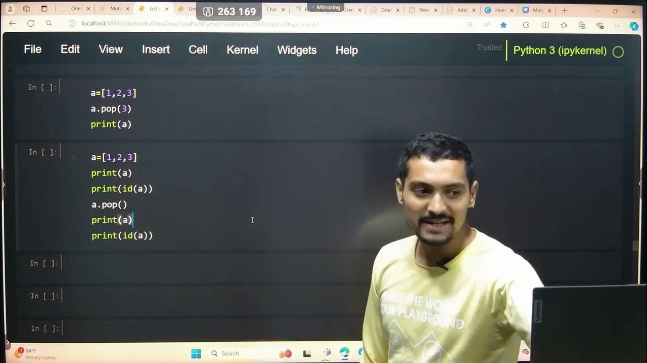 Python List Remove Method Python For Data Science Youtube