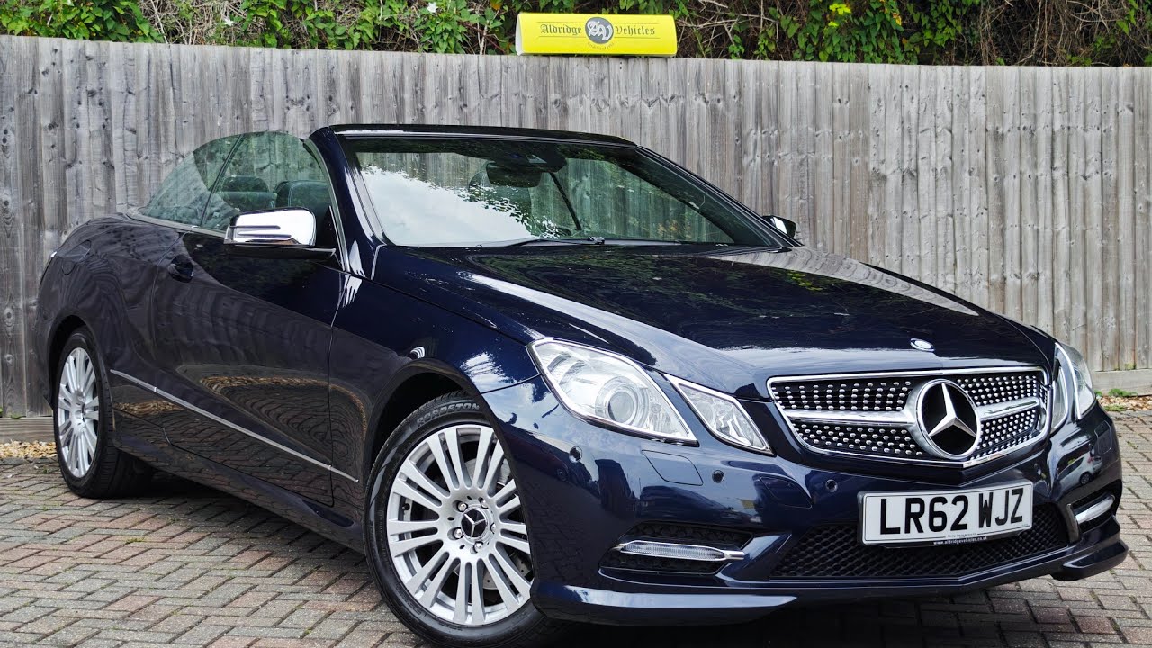 2012 (62) Mercedes E-Class E220 CDi Blue efficacy Sport Cabriolet G ...