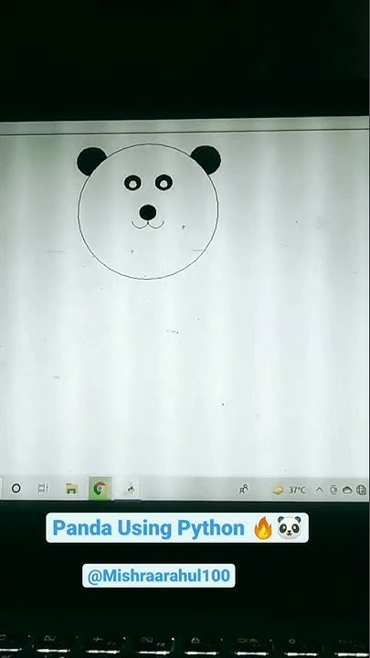 Panda Using Python #shorts - YouTube