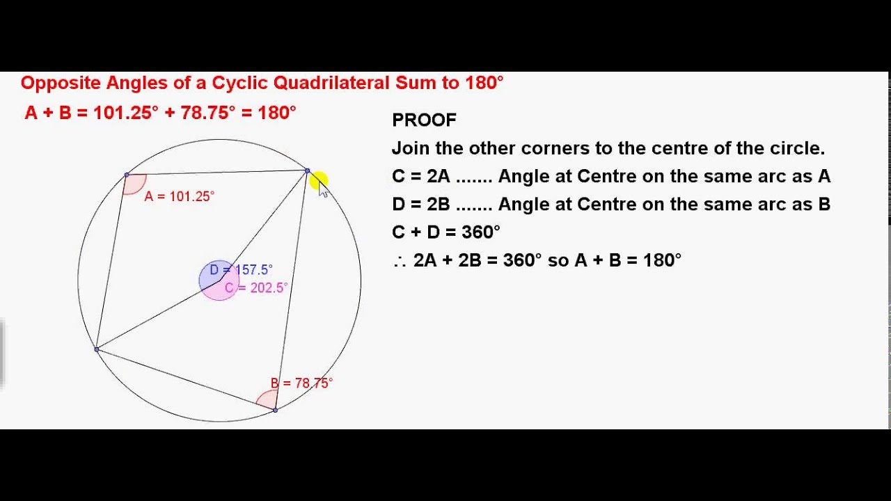 Quadrilateral Sum Of Angles