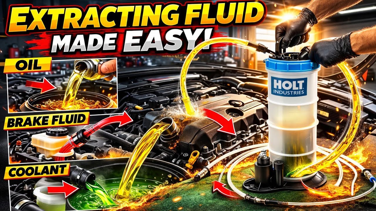 Harbor Freight Holt Fluid Pneumatic Extractor Review - YouTube