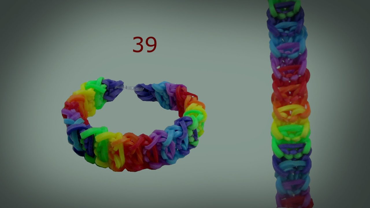 rainbow loom bracelet 39 - YouTube