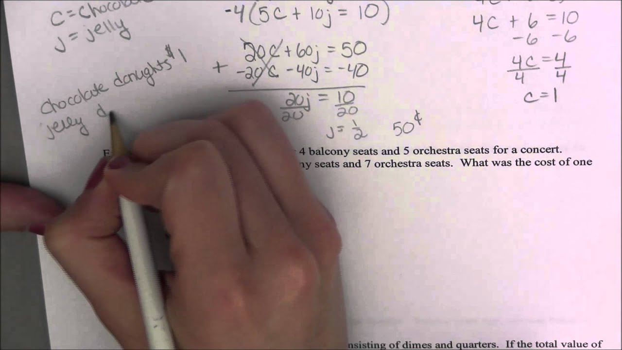 Algebra Two Section 3 Video 2 Mixture Problems YouTube algebra-two-section-3-video-2-mixture-problems-youtube