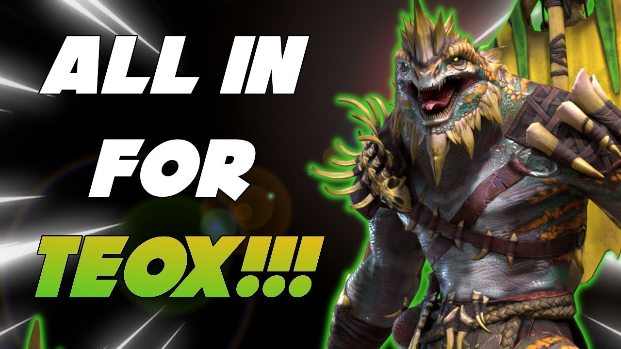 Going all in for my most wanted Faction Champ Legate Teox! Raid Shadow ...