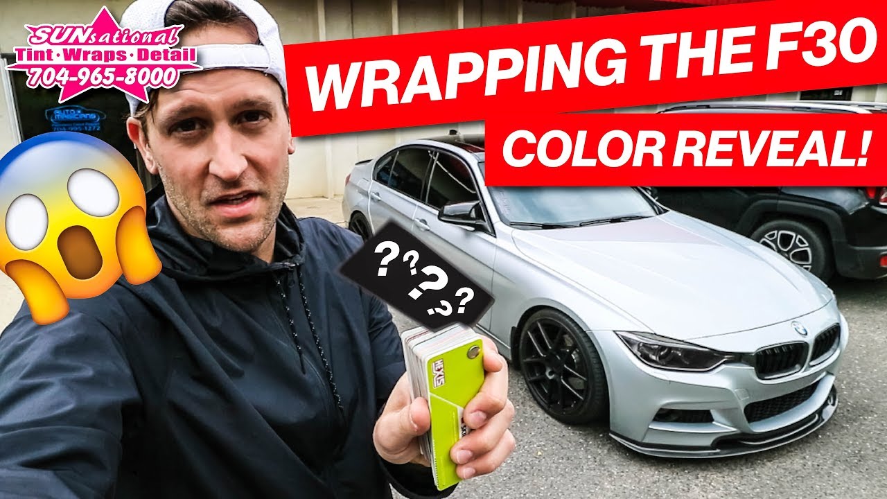 WE ARE WRAPPING THE F30!!! COLOR REVEAL WITH SUNSATIONAL TINT WRAPS ...