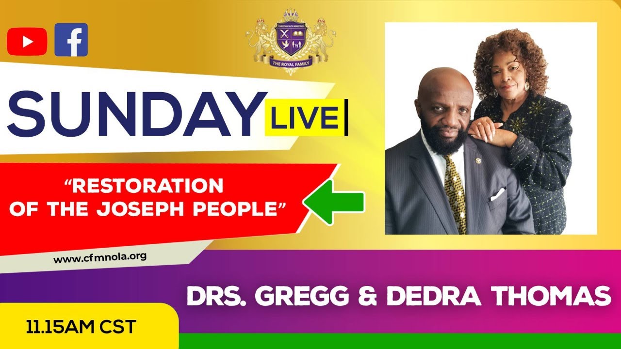 "The Restoration of The Joseph People" by Dr. Gregg Thomas - YouTube
