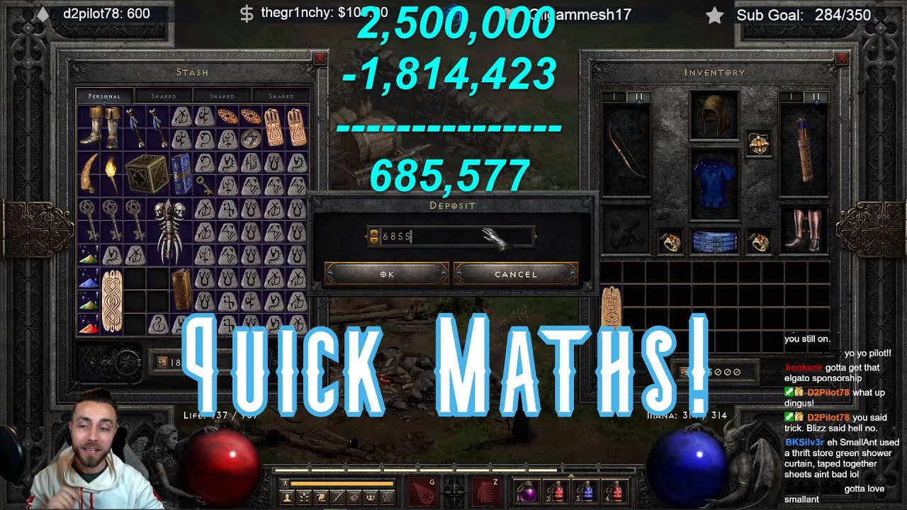 Quick tip for putting Gold in Stash | Diablo 2 Resurrected D2R - YouTube