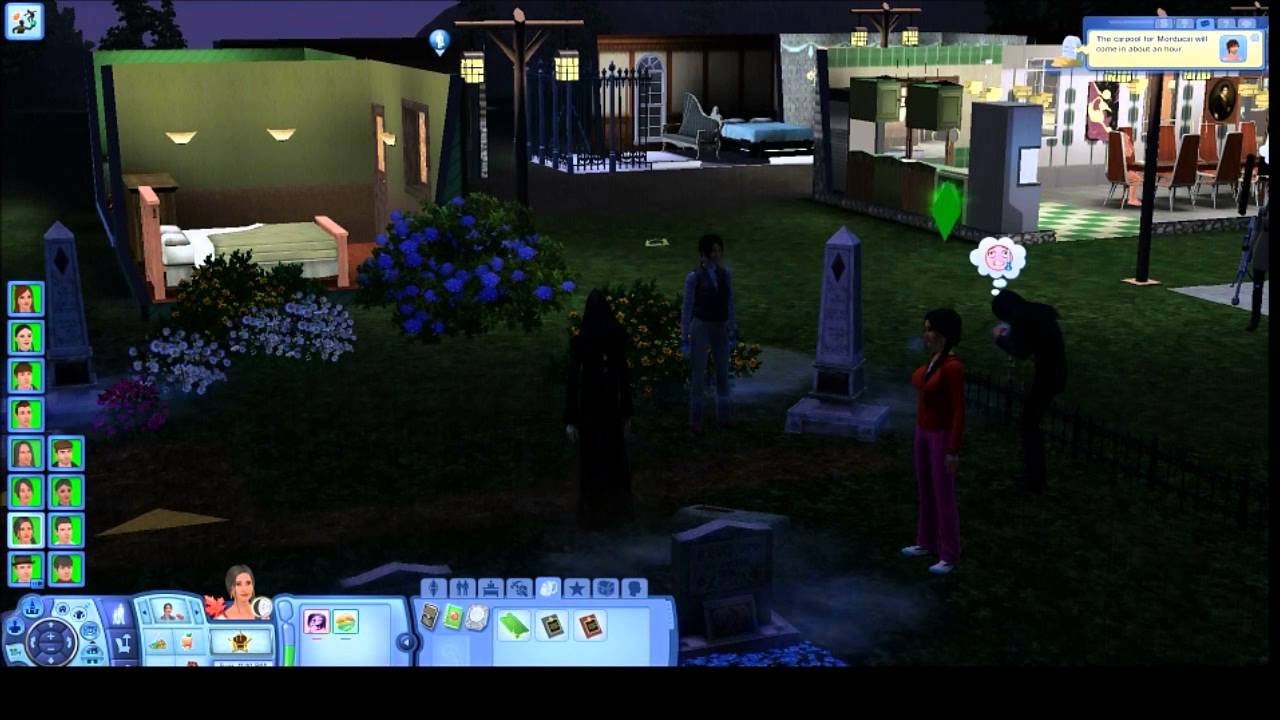 The Sims 3: Free Folk - The Graveyard - YouTube