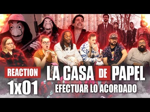 La Casa De Papel (Money Heist) - 1x1 Episode 1 - Group Reaction