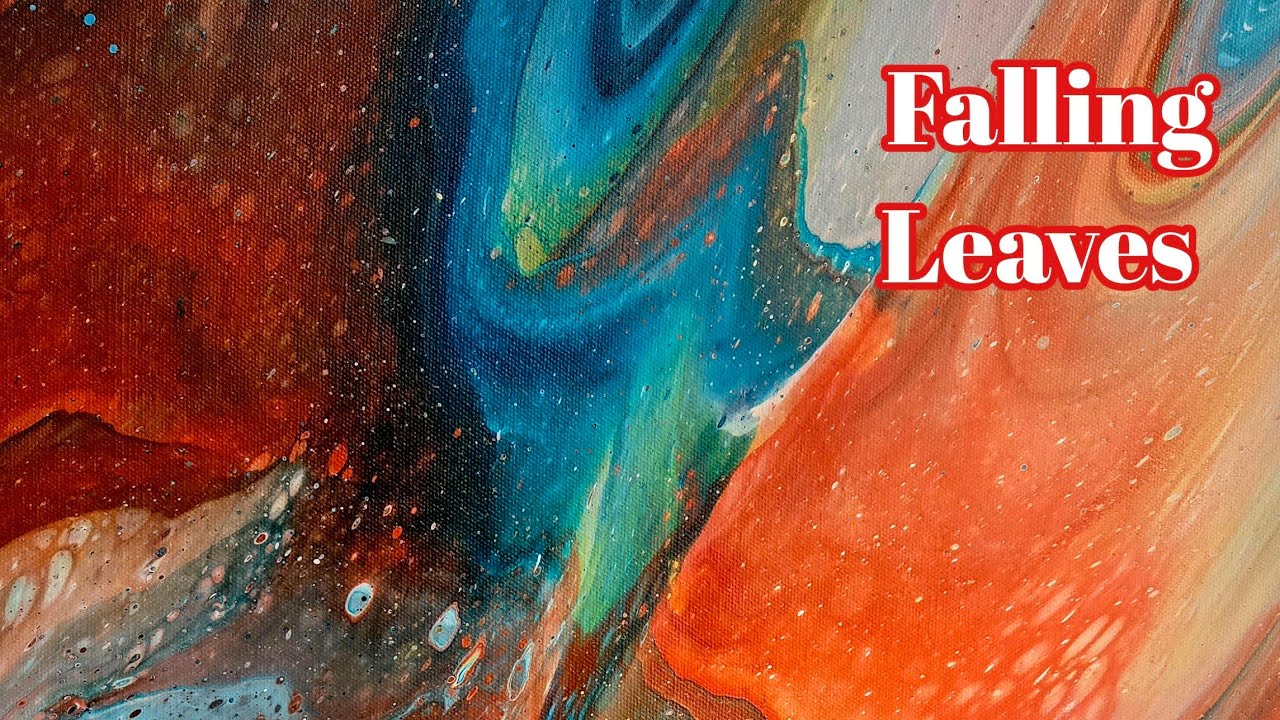 Falling Leaves ️ Acrylic Metallic Flip Cup Creates Mesmerizing Fluid ...