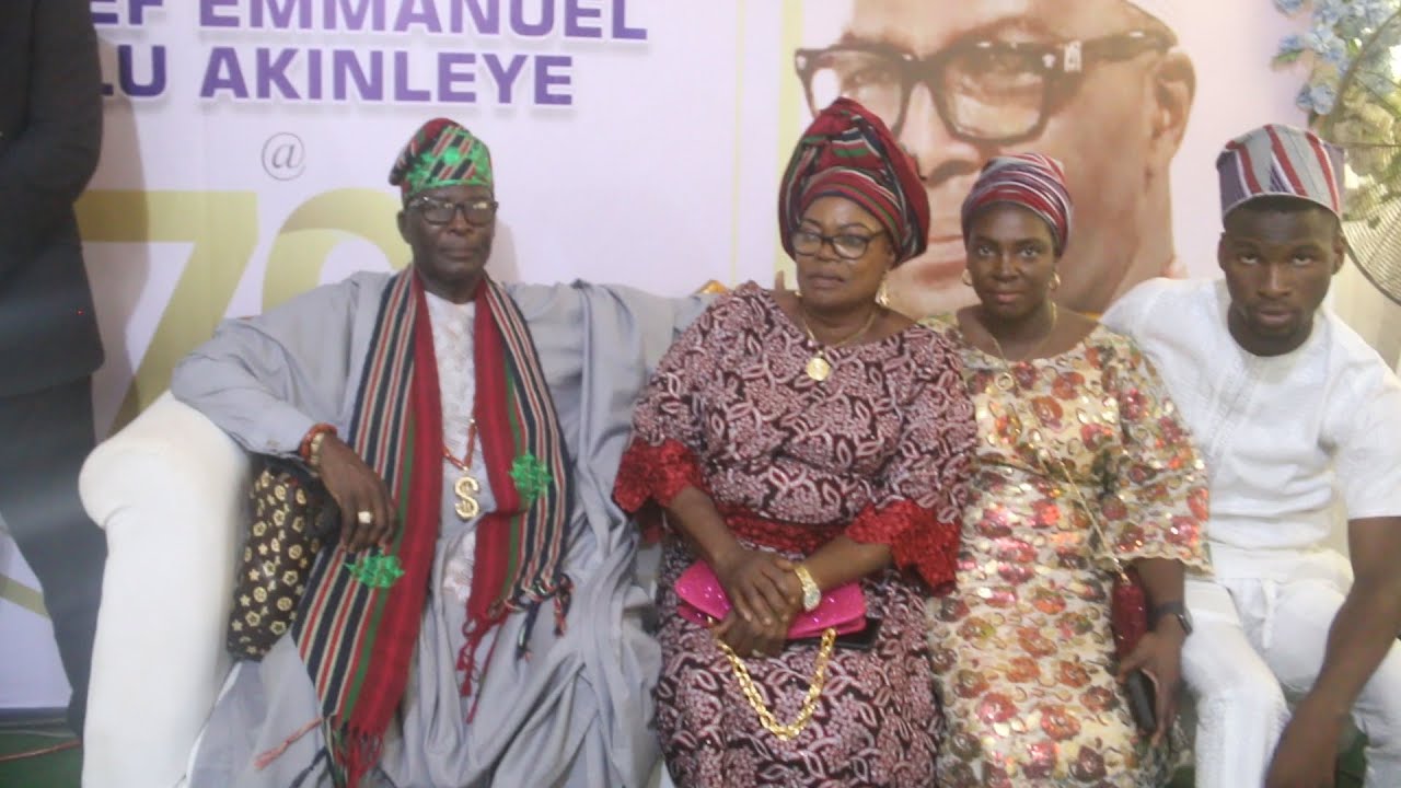 CHIEF EMMANUEL OLU AKINLEYE FILLS WITH JOY AS HE CELEBRATES 70TH ...