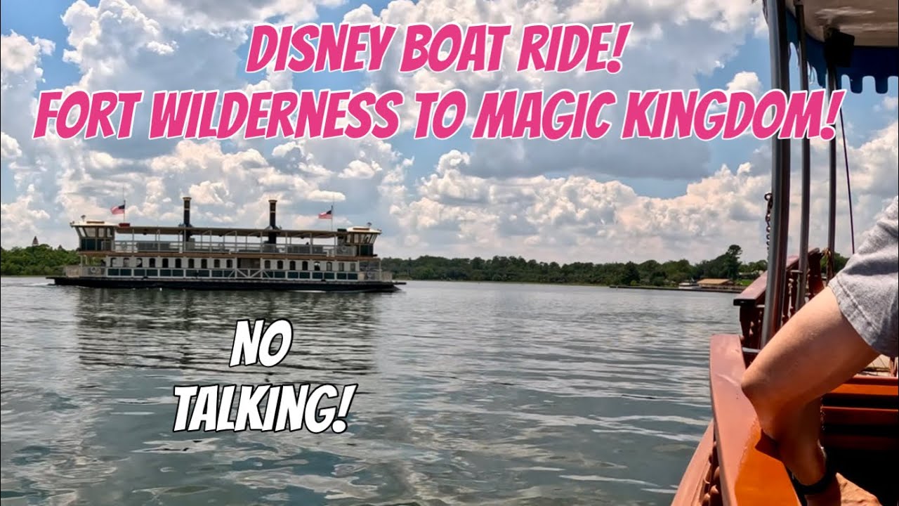 Disney Pirate Boat Ride from Wilderness Lodge to Magic Kingdom! No ...