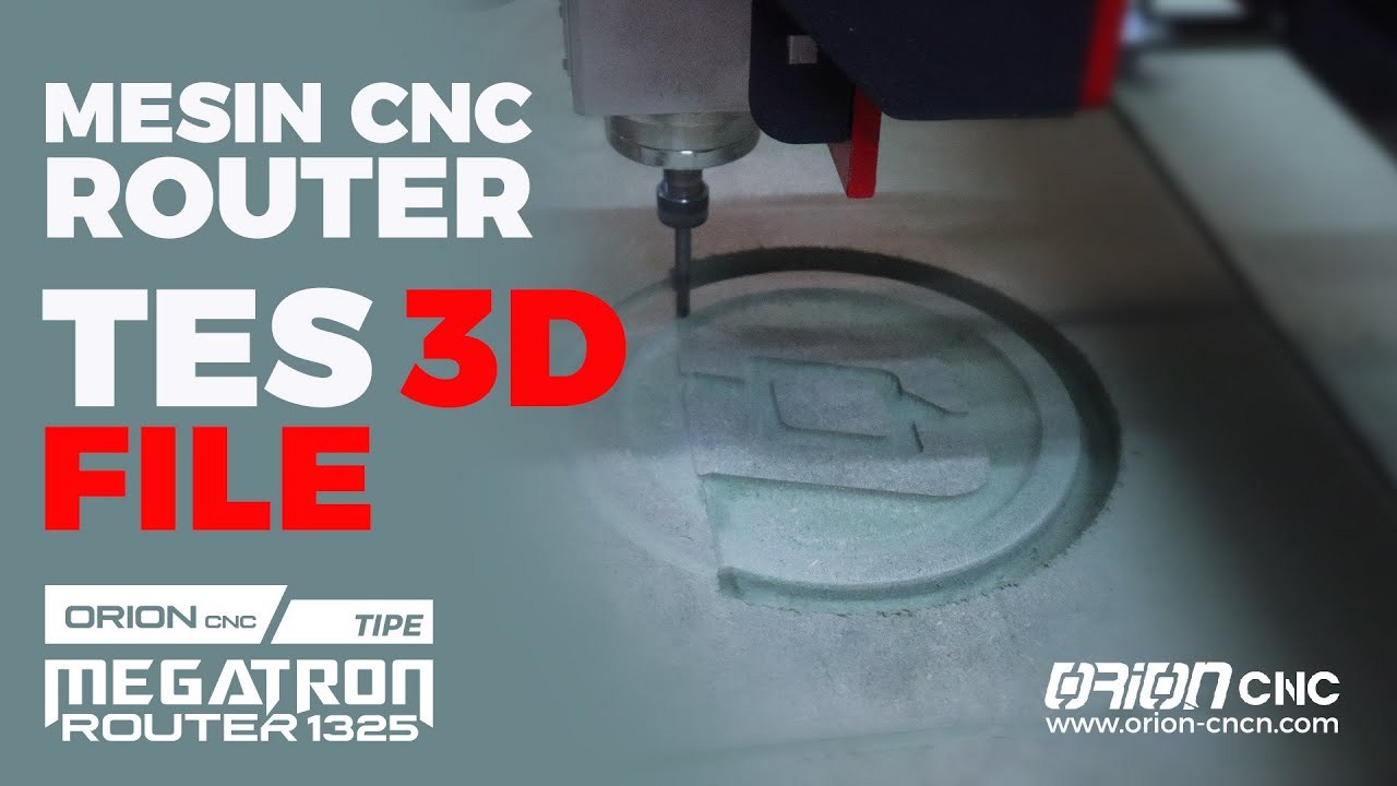 Mesin CNC Industri Megatron Router-Tes Buat 3 Dimensi - YouTube