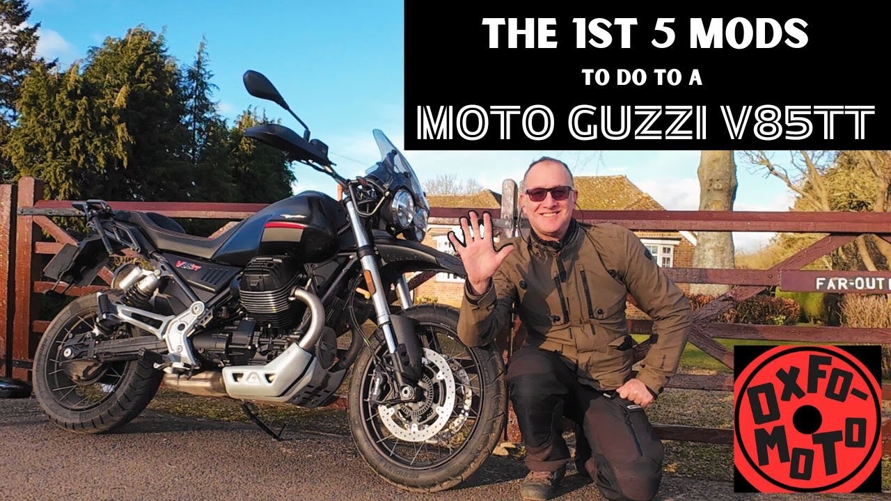 Moto Guzzi V85TT - The First FIVE Modifications - YouTube