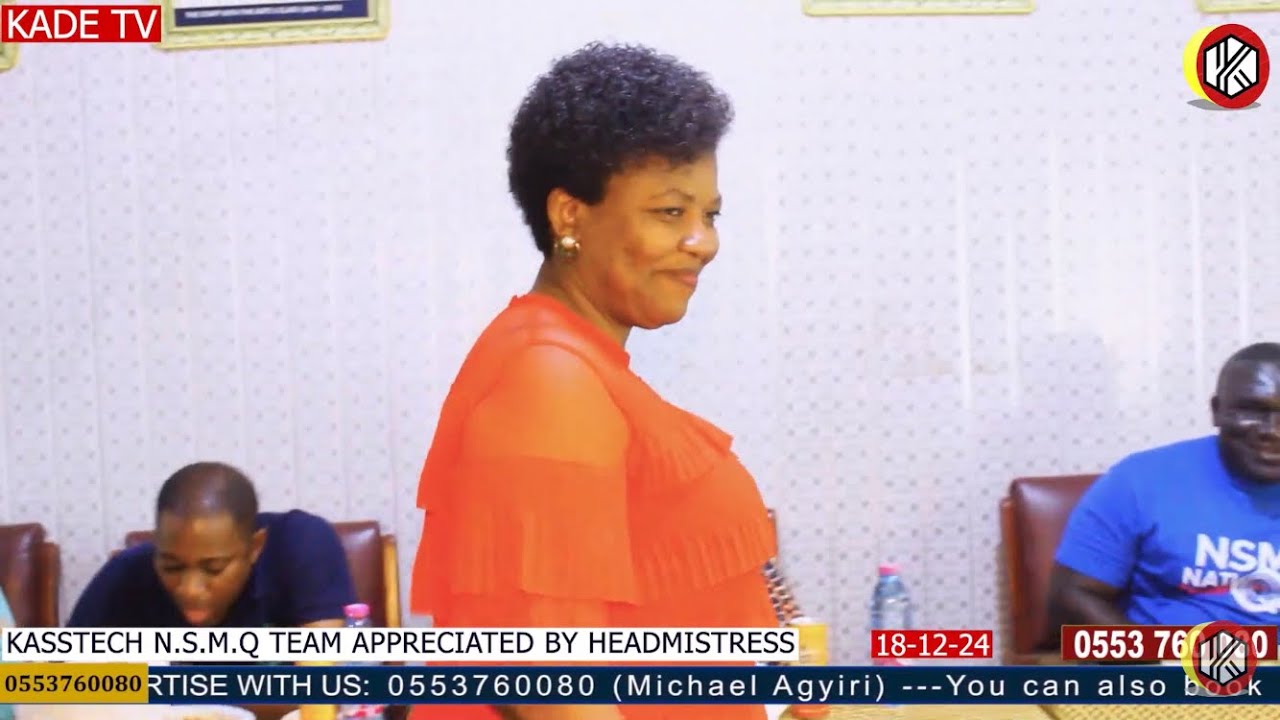 KASSTECH First Time At National Science & Maths Quiz_ Headmistress ...