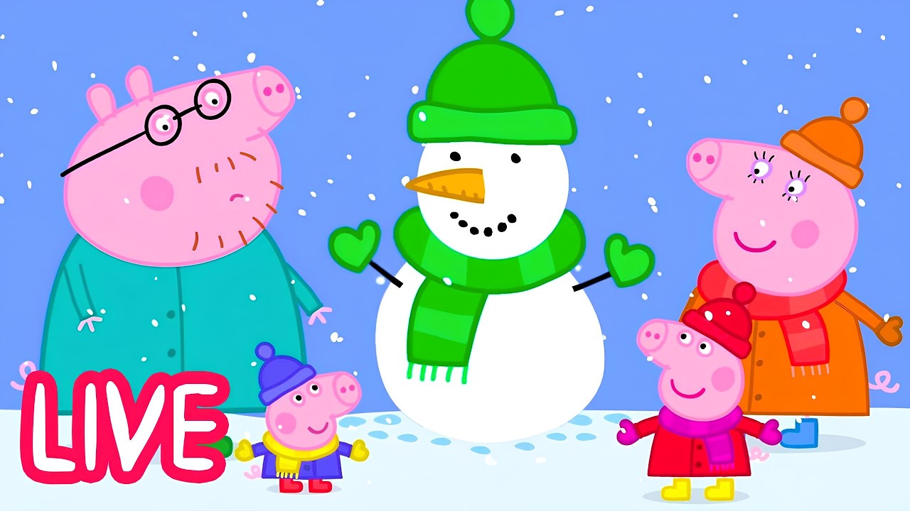 Peppa Pig ️ Vive la neige ! On s'amuse bien ☃️ Dessins Animés Français ...