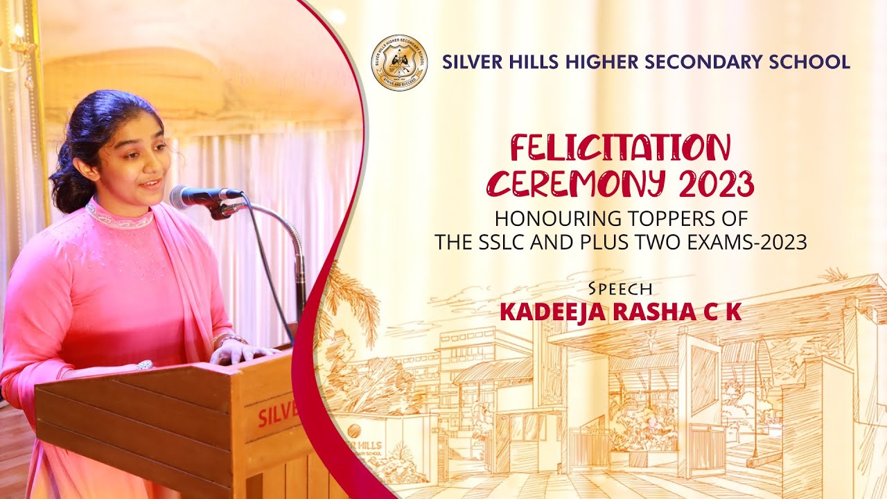 Felicitation Ceremony 2023 | Kadeeja Rasha C K | Silver Hills Higher ...