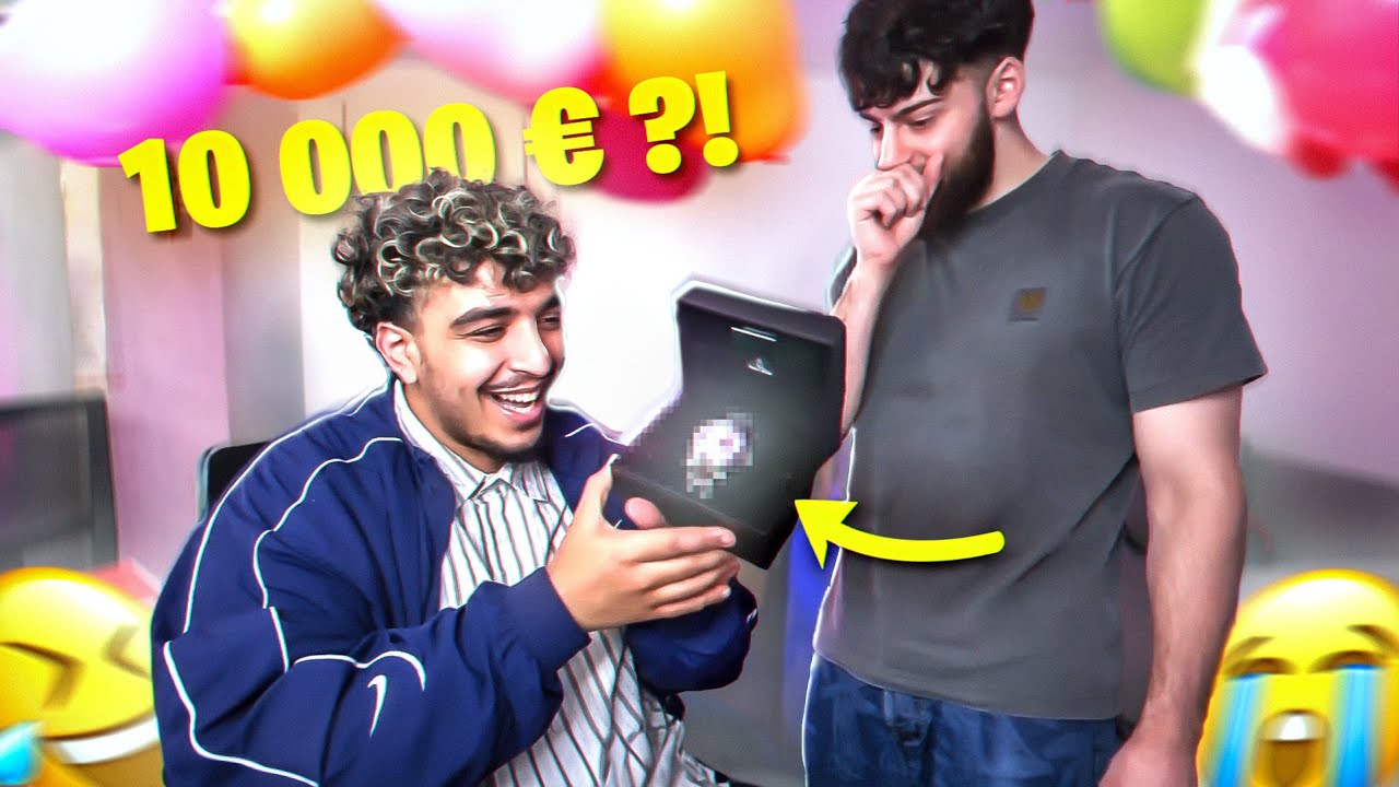 JE PRANK FLAMBY POUR SON ANNIVERSAIRE 💀 (il est choqué) - YouTube