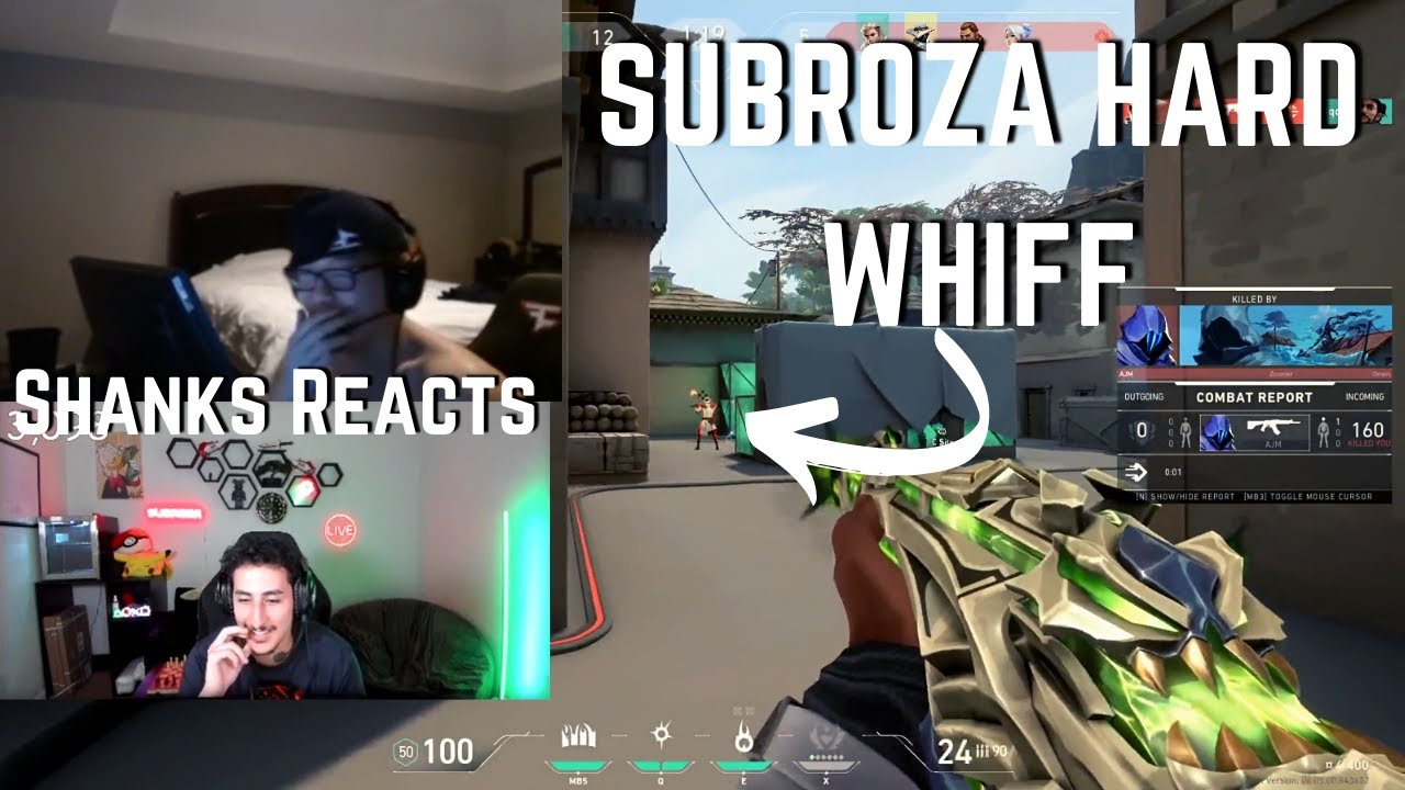 FaZe Shanks REACTS to TSM Subroza HARD WHIFF... LOL | VALORANT Clips ...
