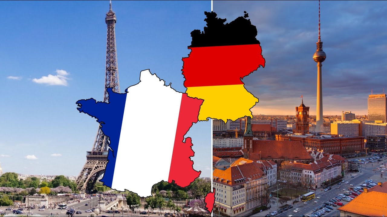 France & Germany - Flag Map Speedpaint - YouTube