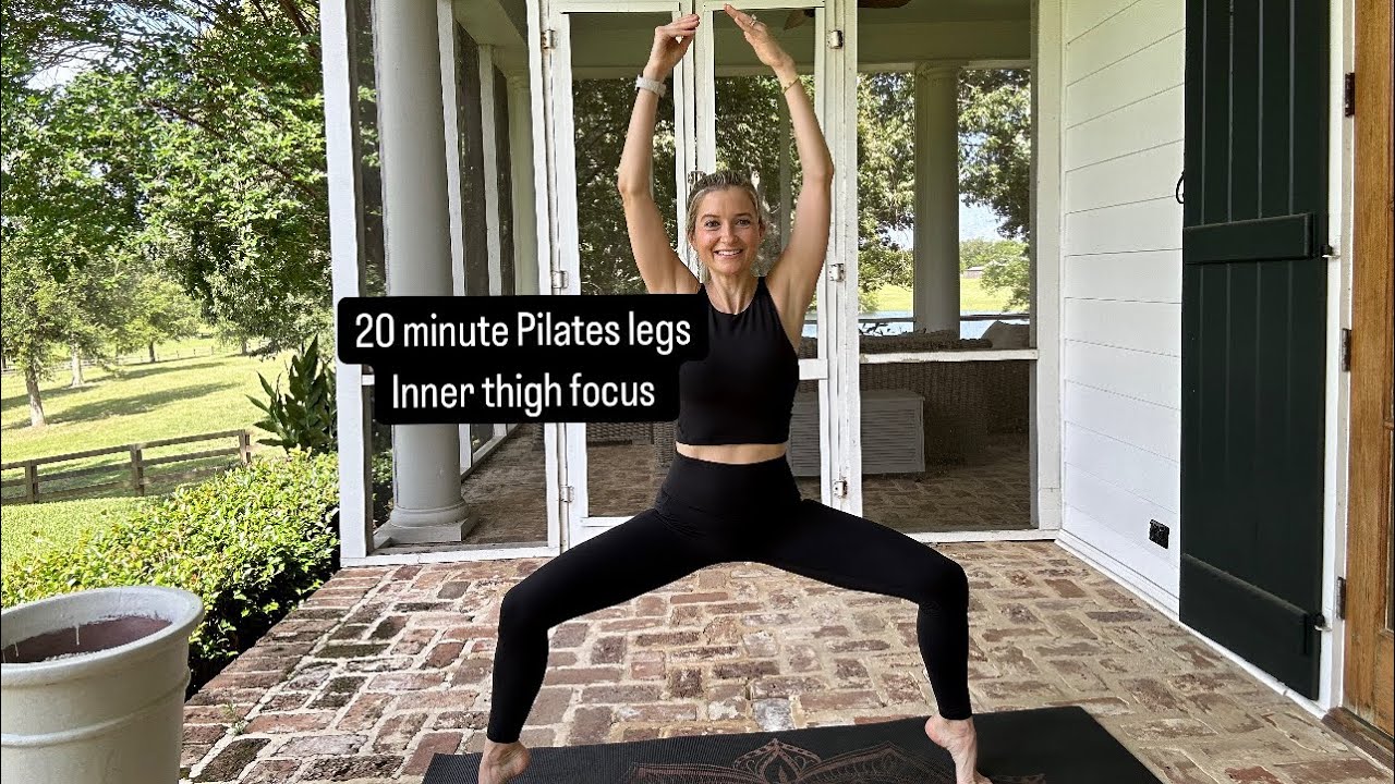 20 min leg sculpt / inner thigh focus / Pilates sculpt - YouTube