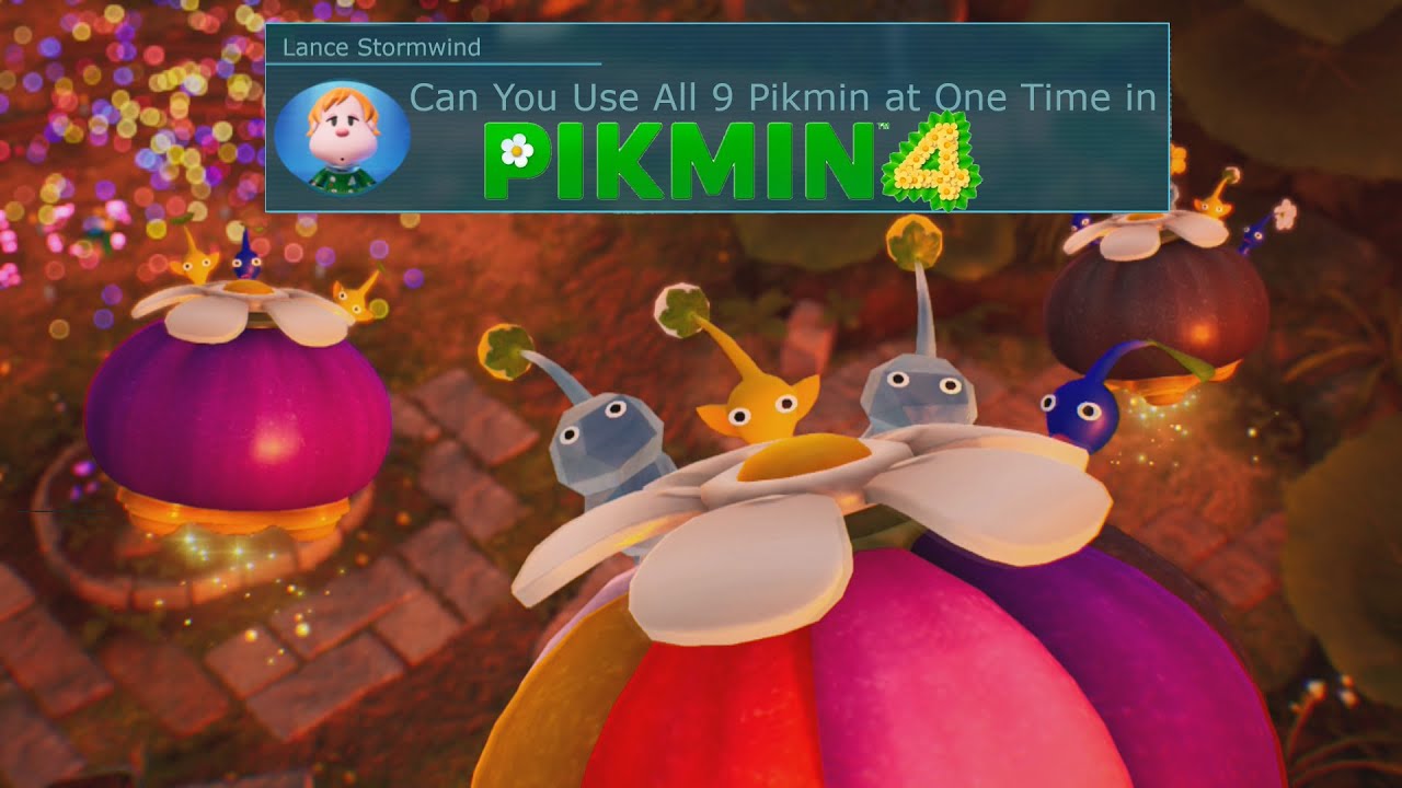Can You Use all 9 Pikmin Types At One Time in Pikmin 4? - YouTube