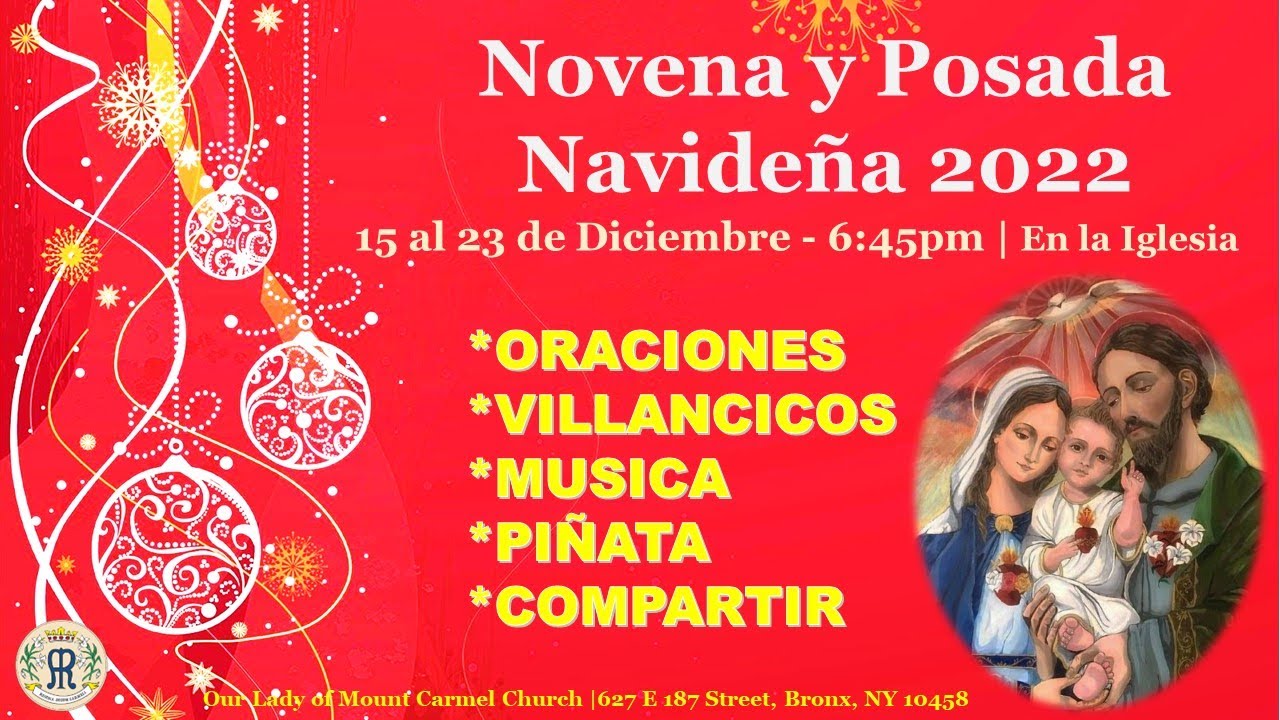 Novena & Posada Navideña - Friday, December 16, 2022 - YouTube