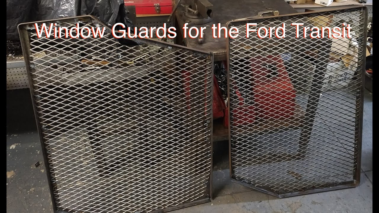 Making Window Guards for the Ford Transit Van - YouTube
