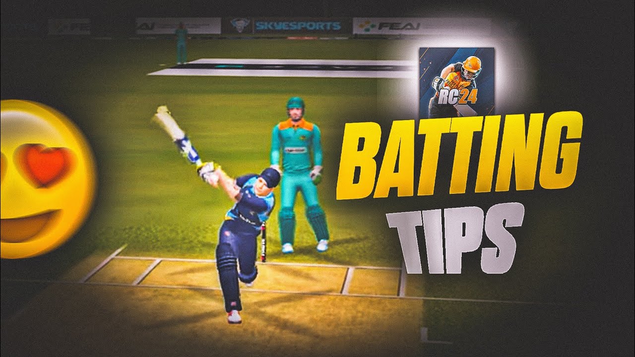 Real Cricket 24 Batting Tips 🤯 RC24 Batting Tips Basic to Advanced ...