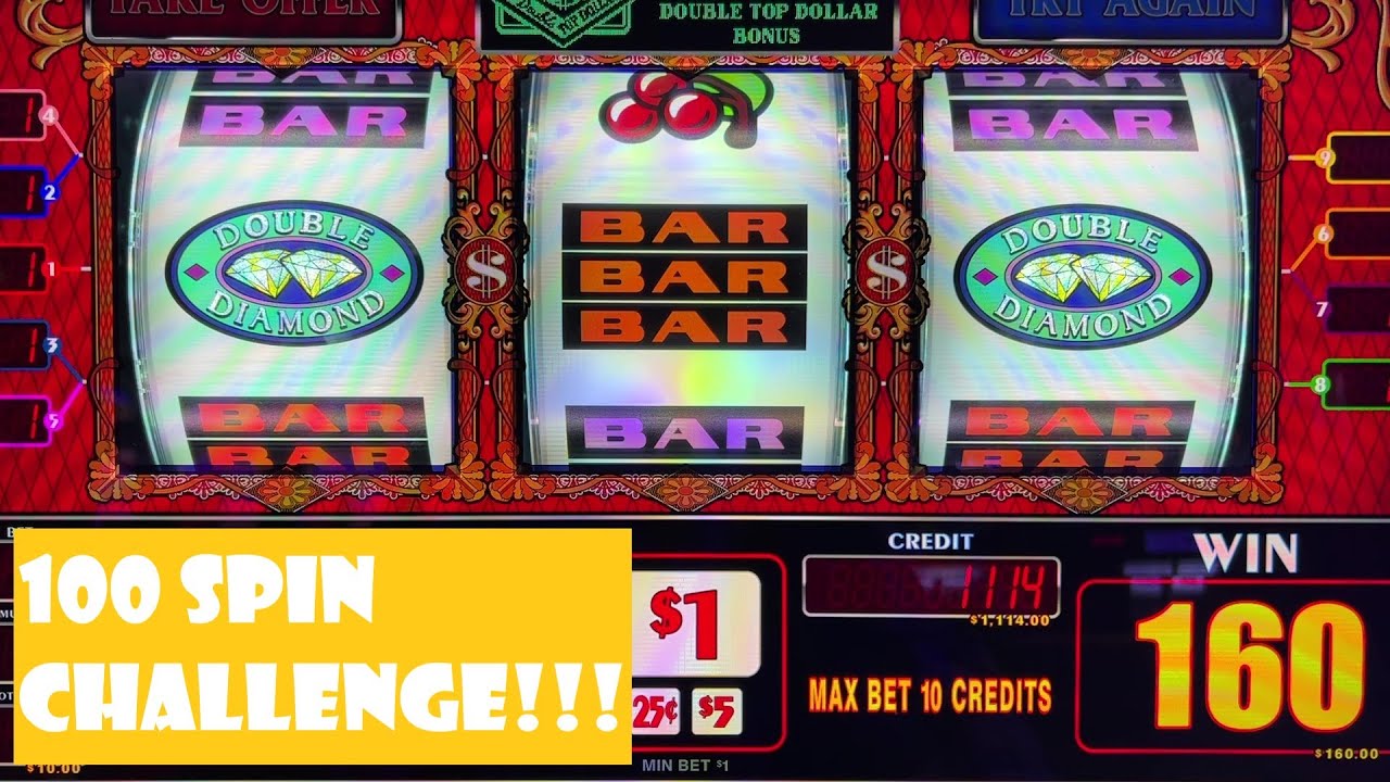 100 SPIN CHALLENGE!!! Top Dollar Part 2 of 5 - YouTube