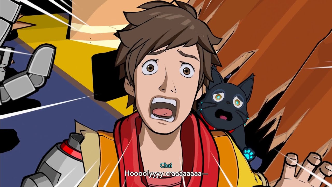 Hi-Fi RUSH running into Zanzo and meeting Macaron Cutscenes 4K - YouTube