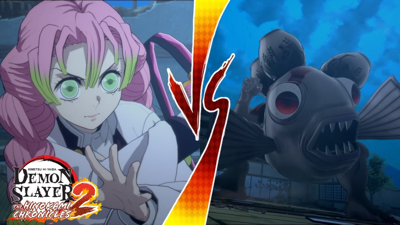 Mitsuri VS Demon Fish Boss Fight - Demon Slayer The Hinokami Chronicles ...