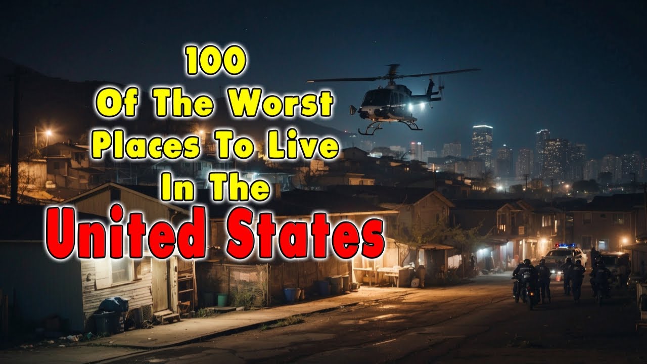 100 Of The Worst Places to Live in The United States - YouTube