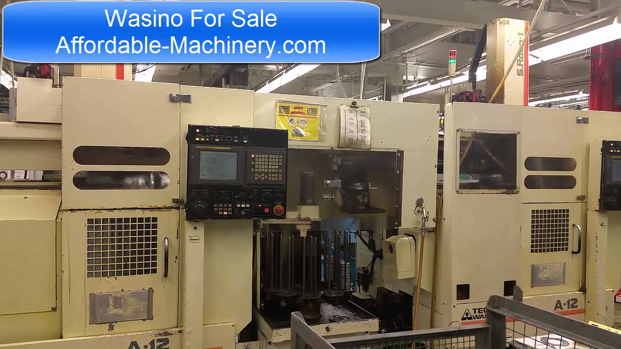 CNC Wasino A 12 Used Lathe Mill For Sale - YouTube