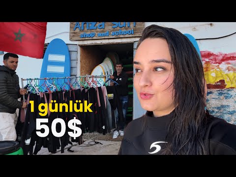 FAS'ta 1 GÜNLÜK UCUZ TATİL 🇲🇦 Herkes MARAKEŞ'e Gİdiyor Burayı BİLMİYORLAR ! Taghazout, Tamraght,Anza