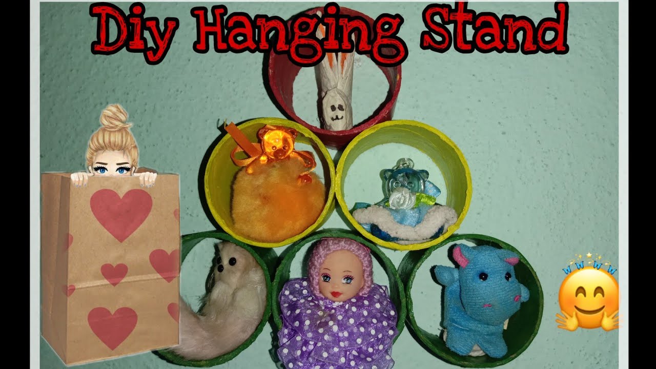 DIY Hanging Stand | Easy Cardboard Craft ideas - YouTube