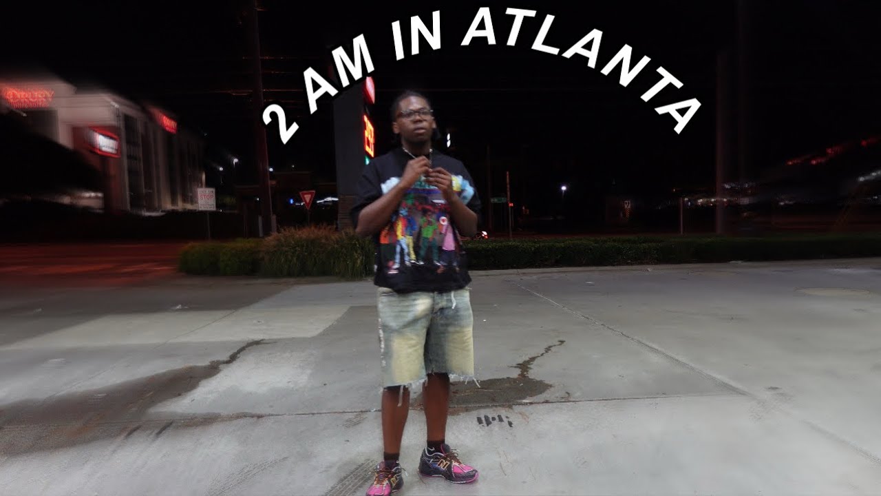 2 AM IN ATLANTA i crashed my car 🤦🏽‍♂️ - YouTube