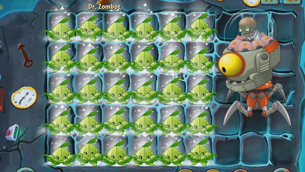 Plants vs Zombies 2 - Appease-mint vs all Zomboss - YouTube