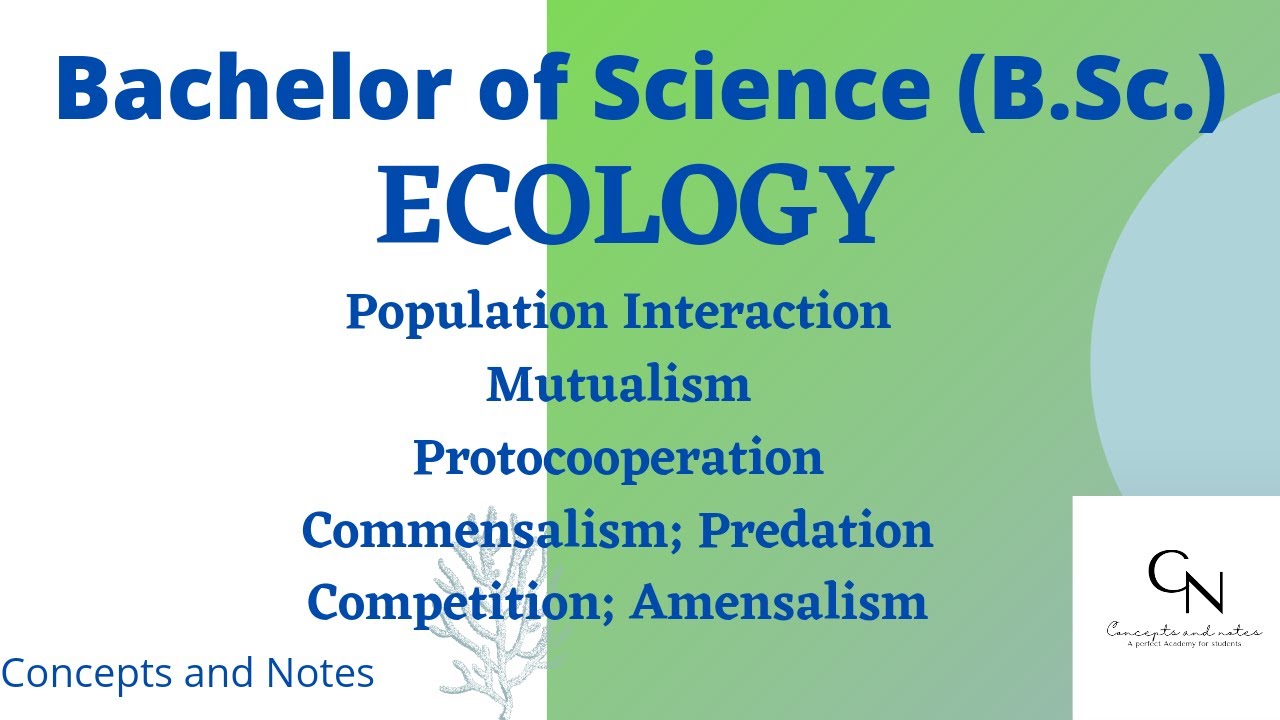 population interaction| Mutualism| Protocooperation| Commensalism ...