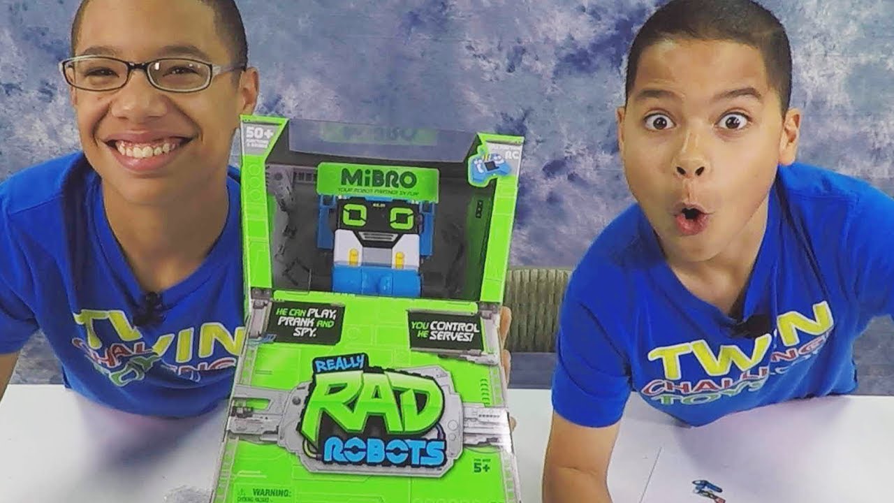 MiBro Really Rad Robots RC Robot Unboxing Toy Review | MiBro is You ...