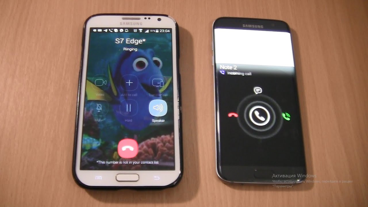 Viber Incoming & Outgoing call at the Same Time Samsung Galaxy S7 edge+Note 2 - YouTube