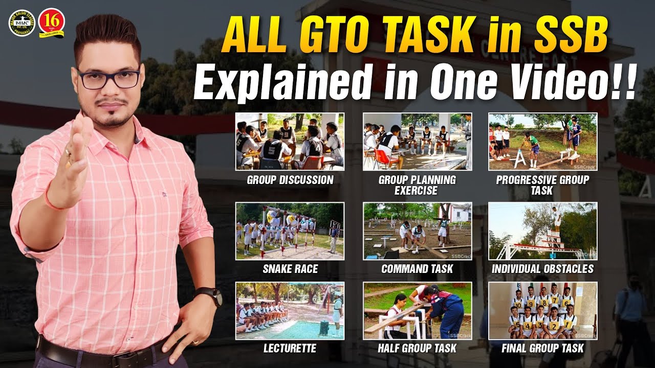 GTO Tasks Covered in SSB | Complete Description of All 9 GTO Tasks by ...