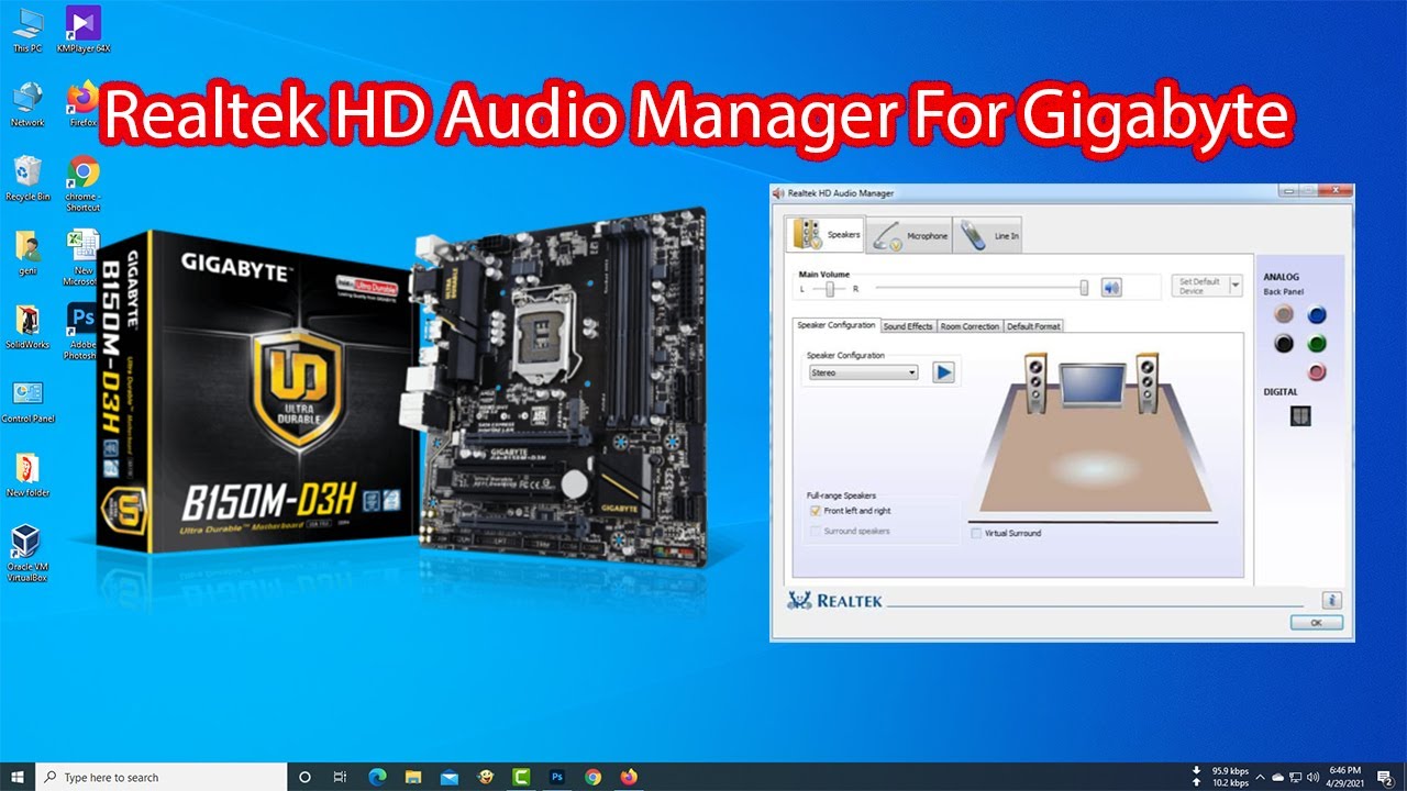 Gigabyte Realtek HD Audio Manager Windows 10 🐩 Descubra os benefícios ... Gigabyte Realtek HD Audio Manager Windows 10 🐩 Descubra os benefícios ...