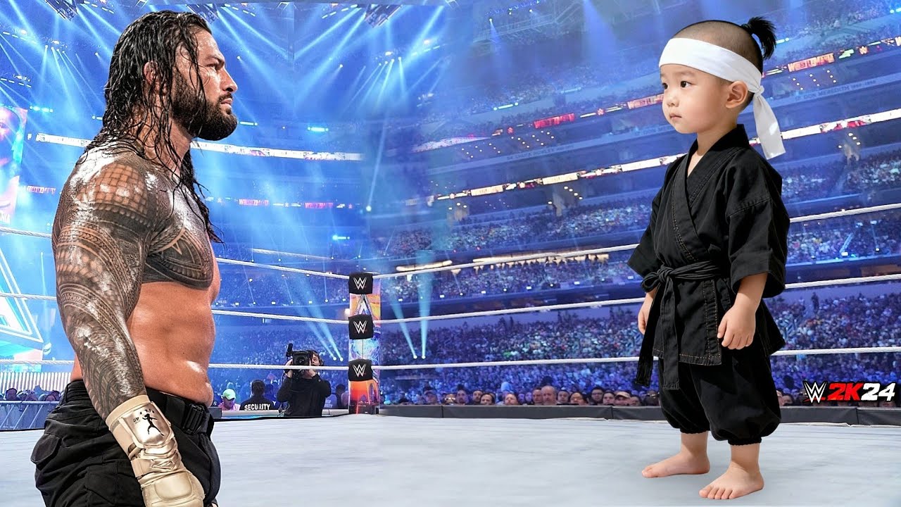 WWE 2K24 - Roman Reigns vs Kid Monk - FULL MATCH | WWE Sep 21, 2025 ...