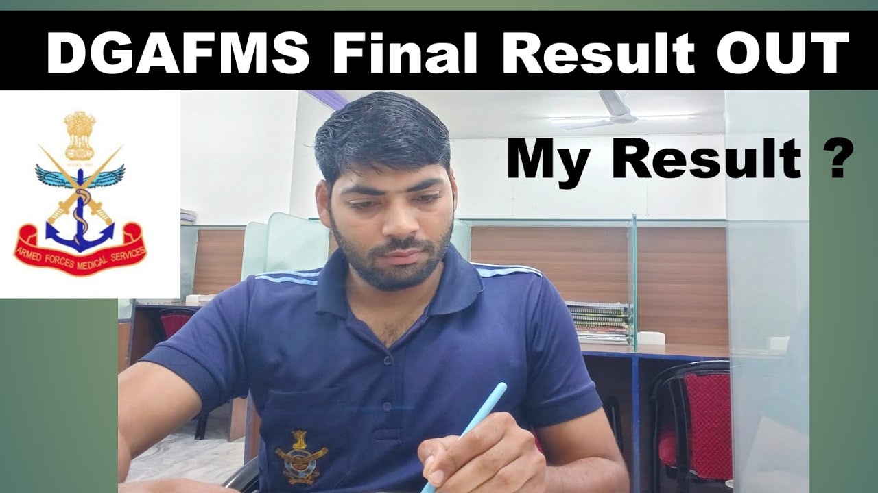 DGAFMS Final Result || DGAFMS Merit List - YouTube