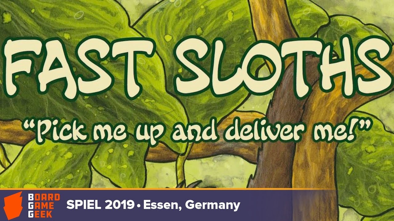 Fast Sloths - game overview at SPIEL 2019 - YouTube