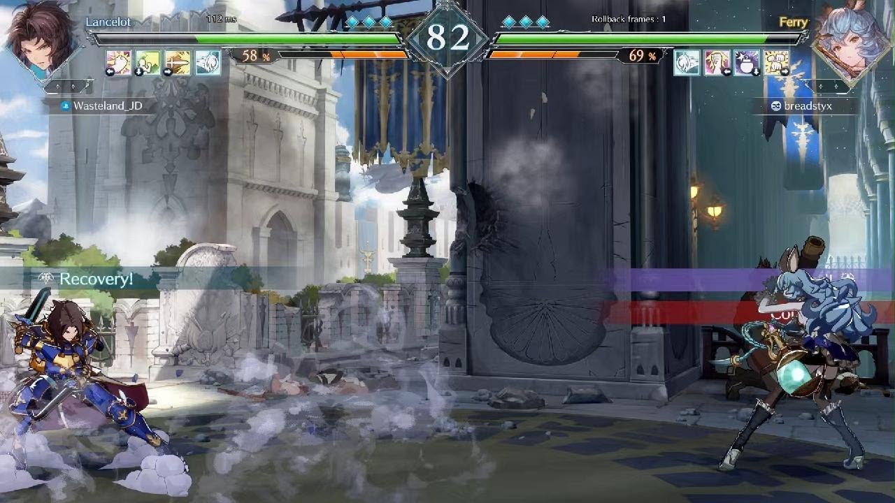 Granblue Fantasy Versus: Rising - Beta - Lancelot Matches - YouTube