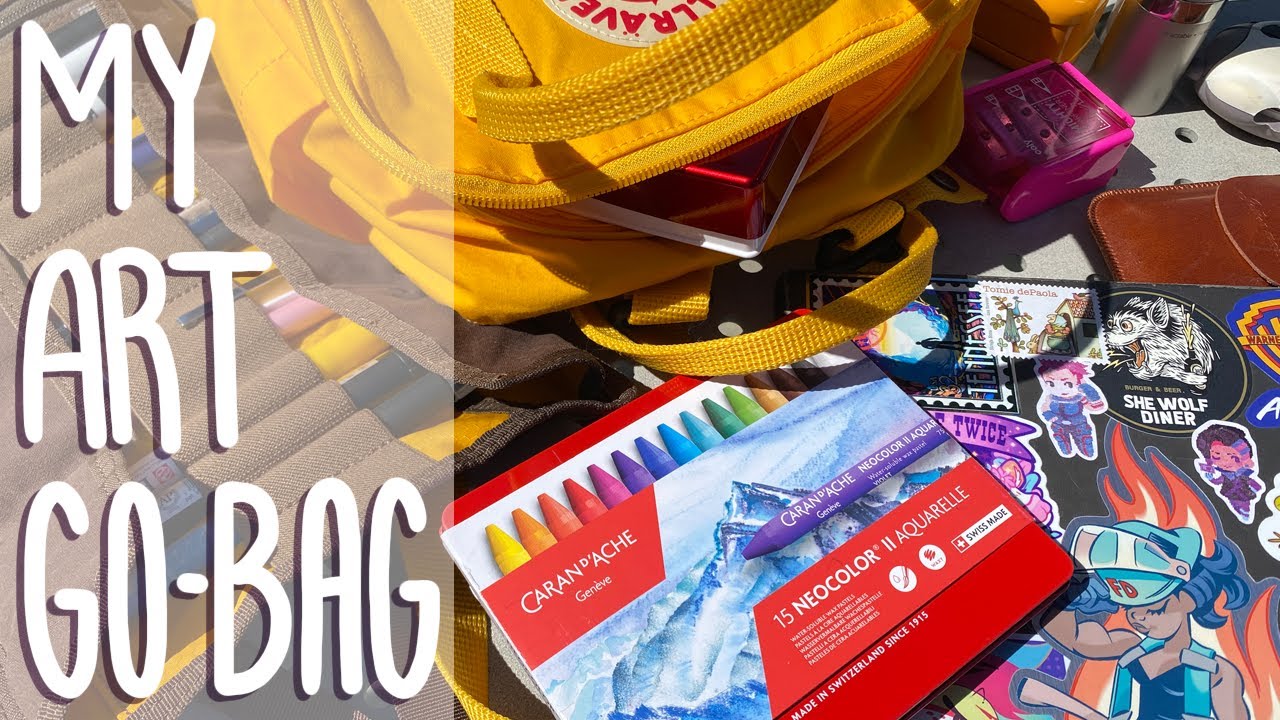 What's in my art go bag? 2025 - YouTube